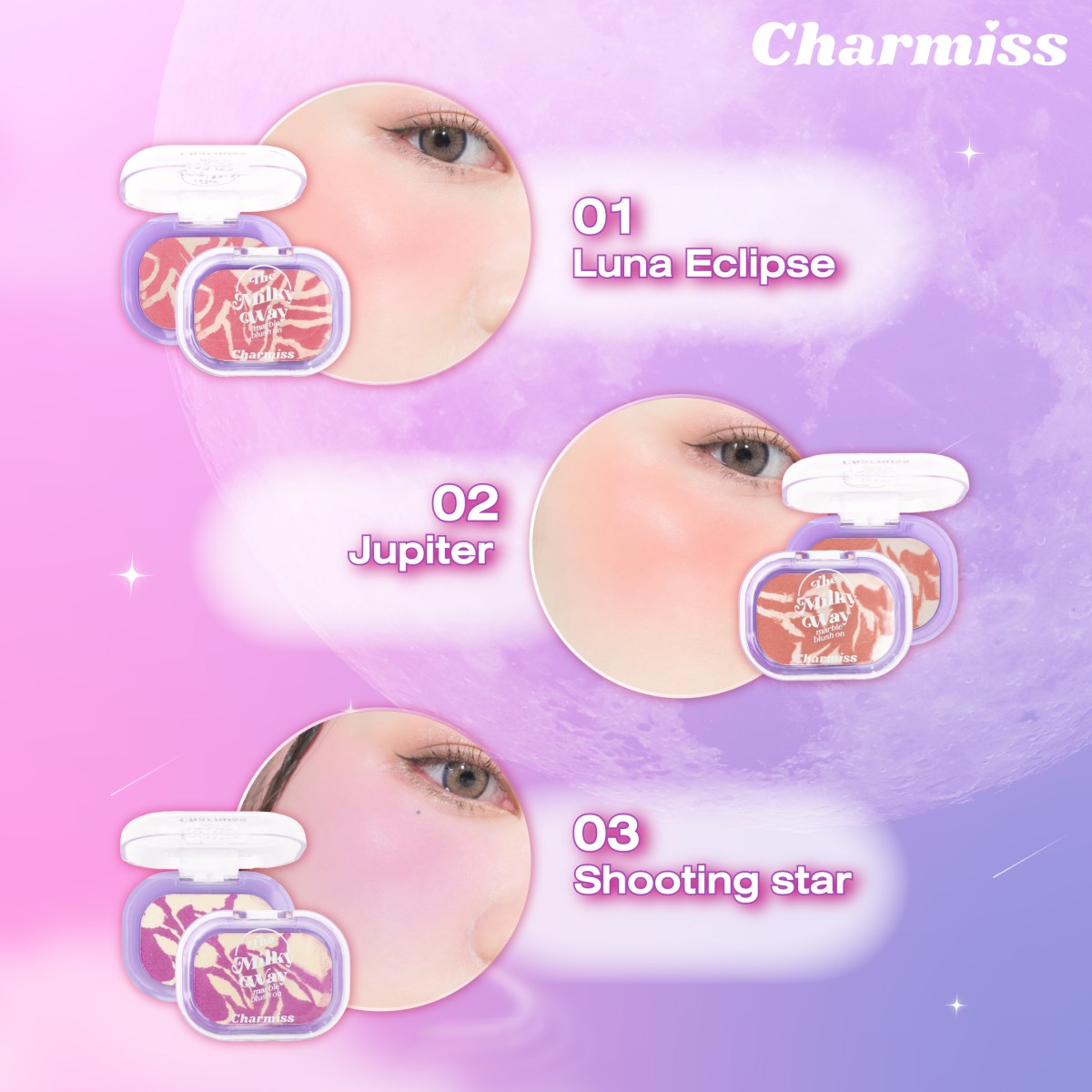 Charmiss The Milky Way Marble Blush On – Charmiss